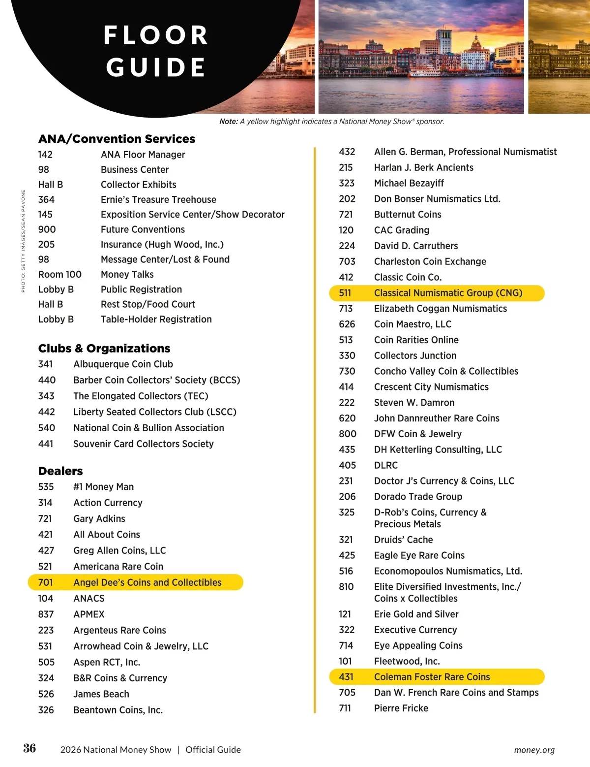 Official Program • 2026 National Money Show Guide • Page 36