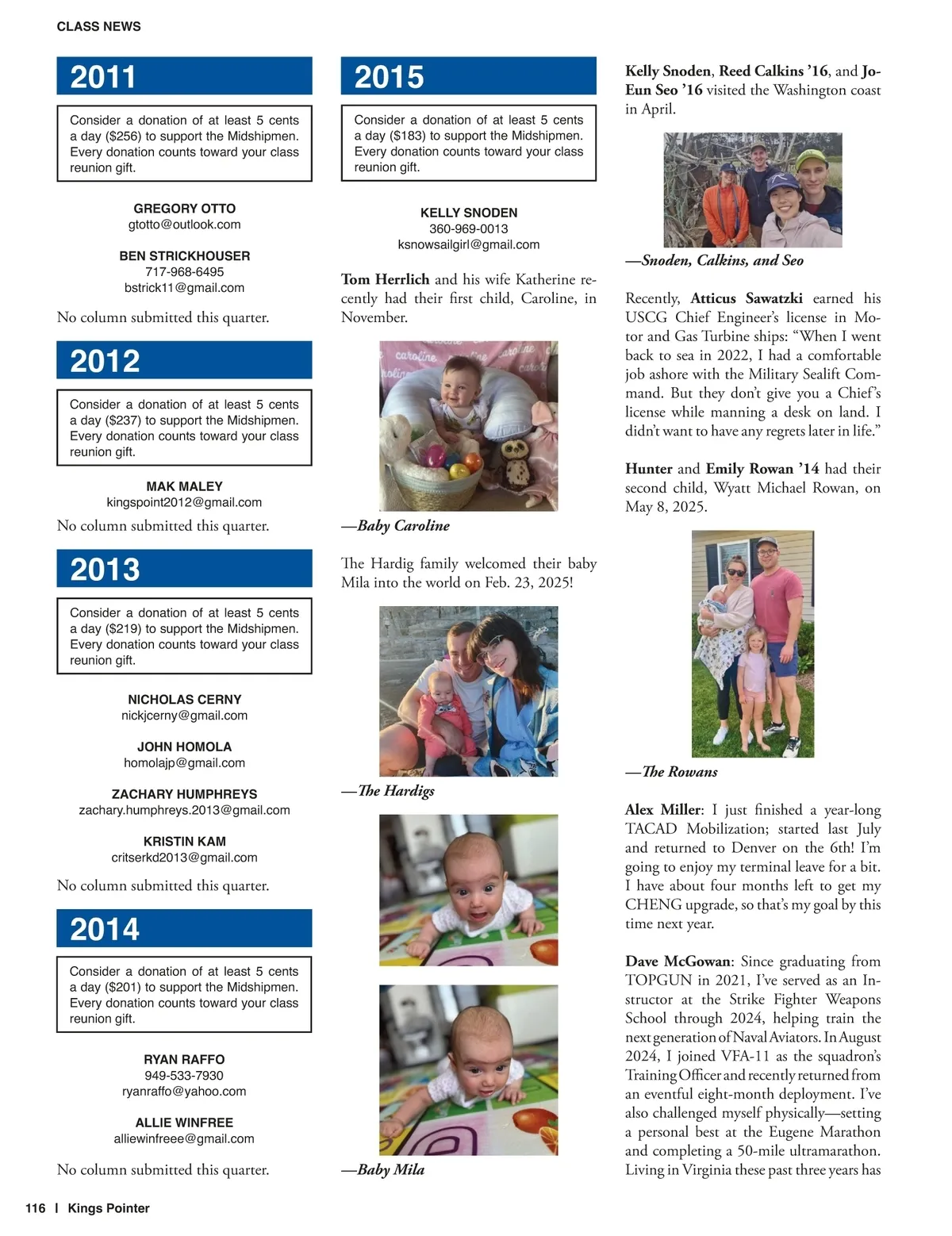Kings Pointer • Summer 2025 • Page 116