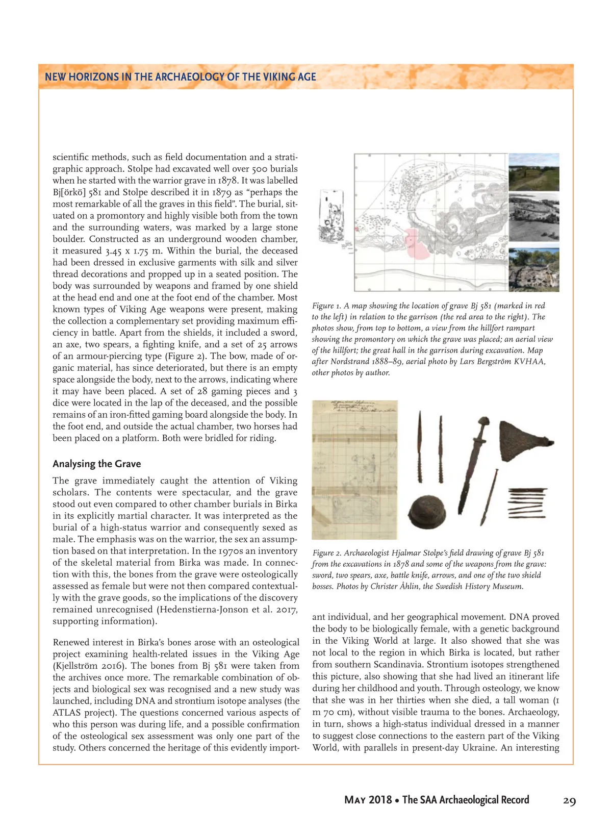 The SAA Archaeological Record May 2018 - Volume 18 Number 3 Page 28