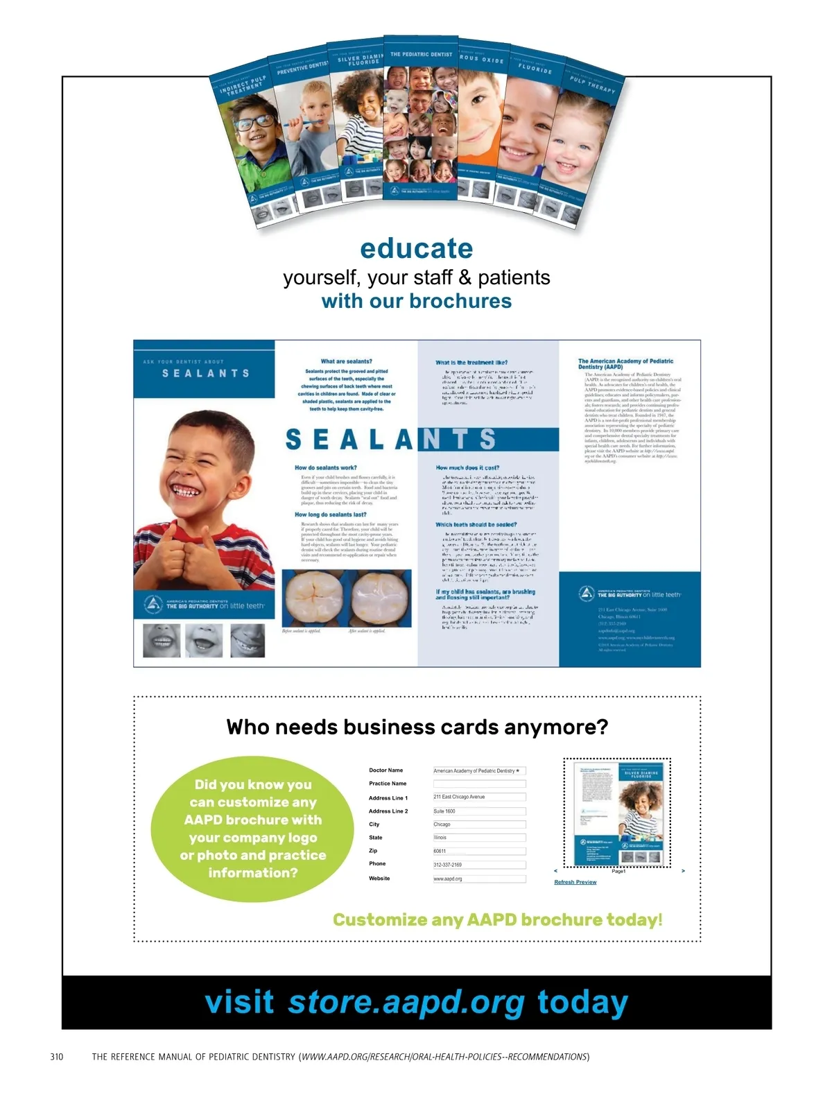 AAPD Reference Manual 2025-2026 Page 310