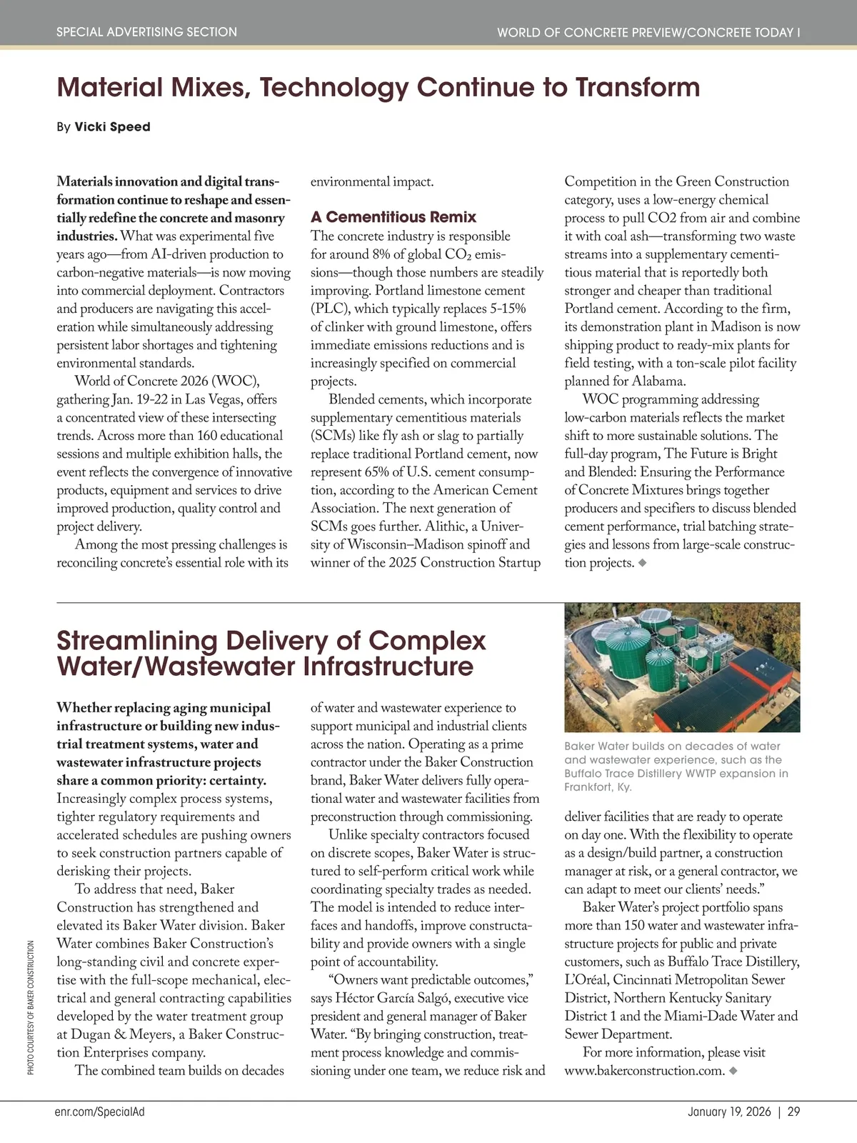 ENR Sections World of Concrete Preview/Concrete Today I