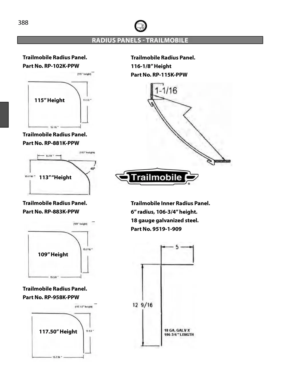 Parts Catalog 8th edition • Road Equipment • Page 388