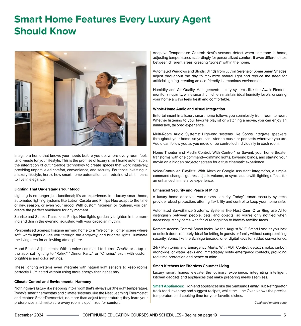 Arizona School of Real Estate & Business • December 2024 Issue • Page 6