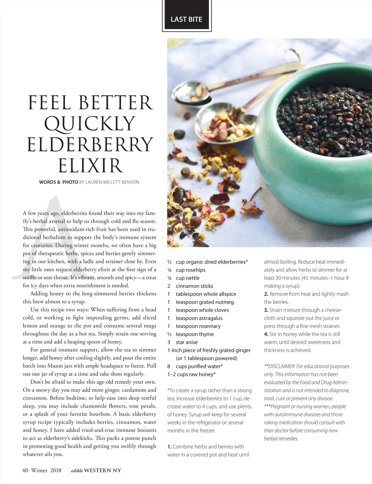 Edible Western NY Winter 2018 Page 40