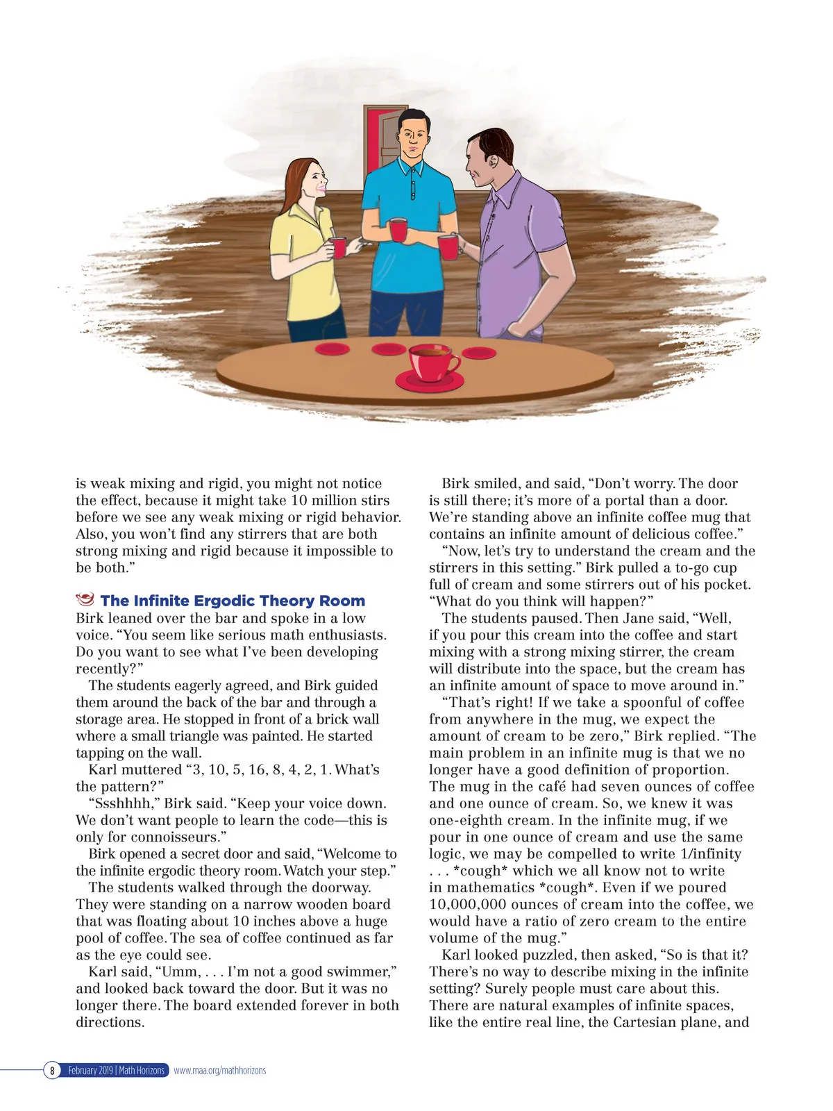 Math Horizons Volume XXVI, Issue 3, February 2019 Page-8