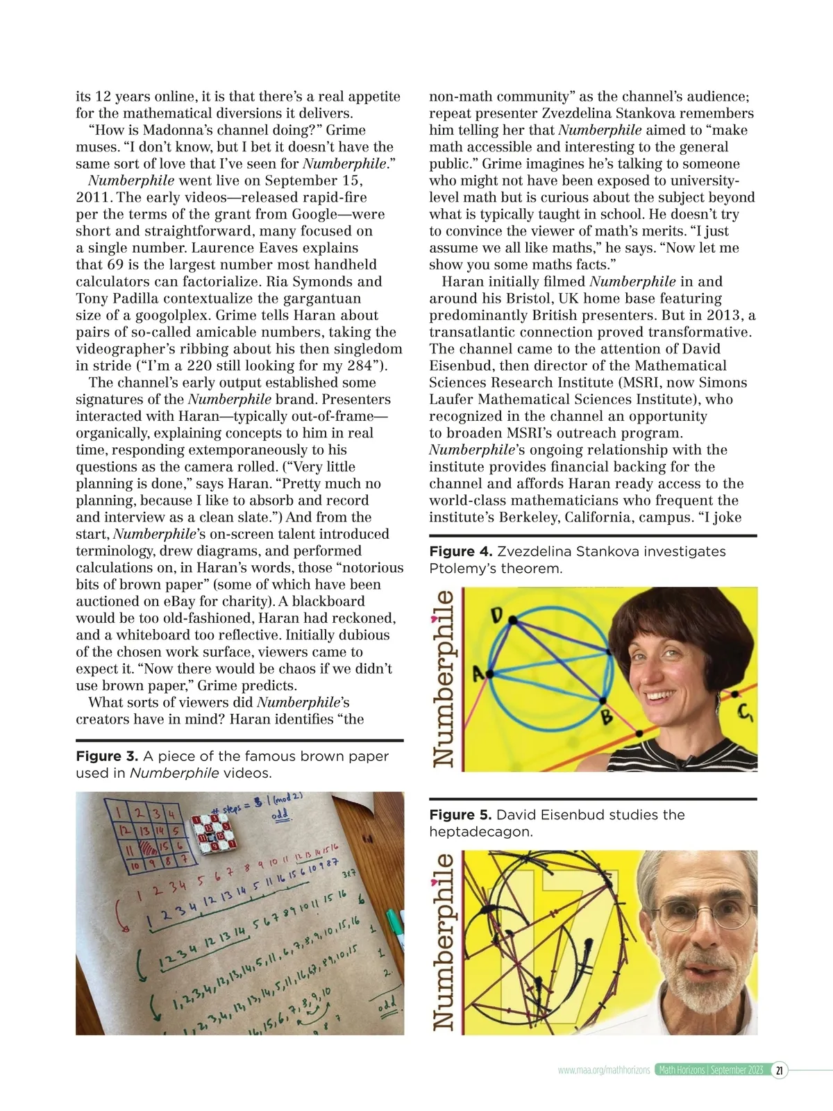 Math Horizons Volume 31, Issue 1, September 2023 Page 20