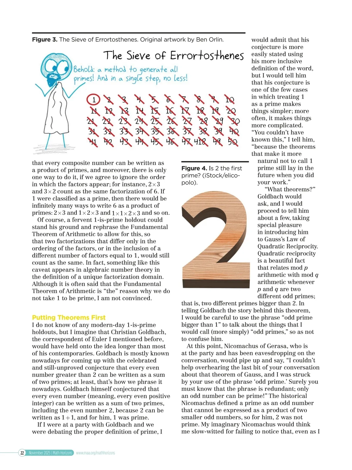 Math Horizons Volume 33, issue 2 November 2025 Page 22