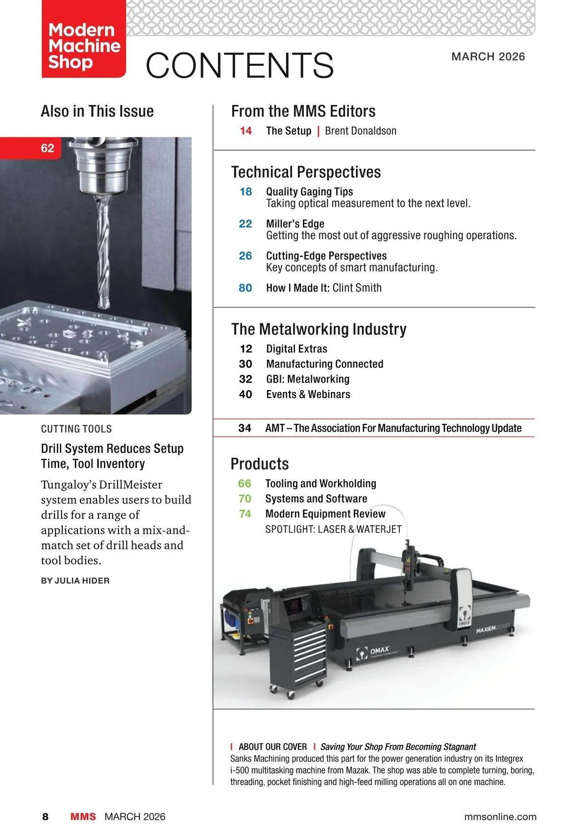 Modern Machine Shop • March 2026 • Page 8