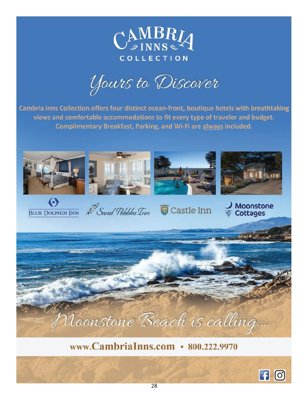 Cambria Magazine • Visitor Guide 2020 • Page 30