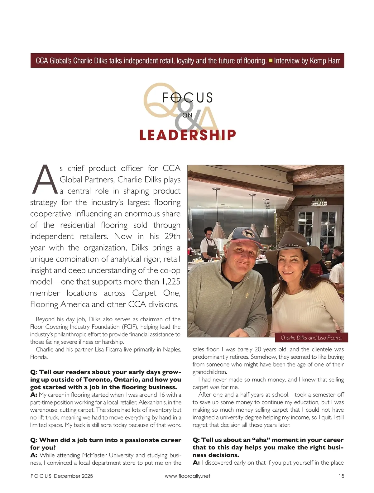 Floor Focus • December 2025 • Page 14