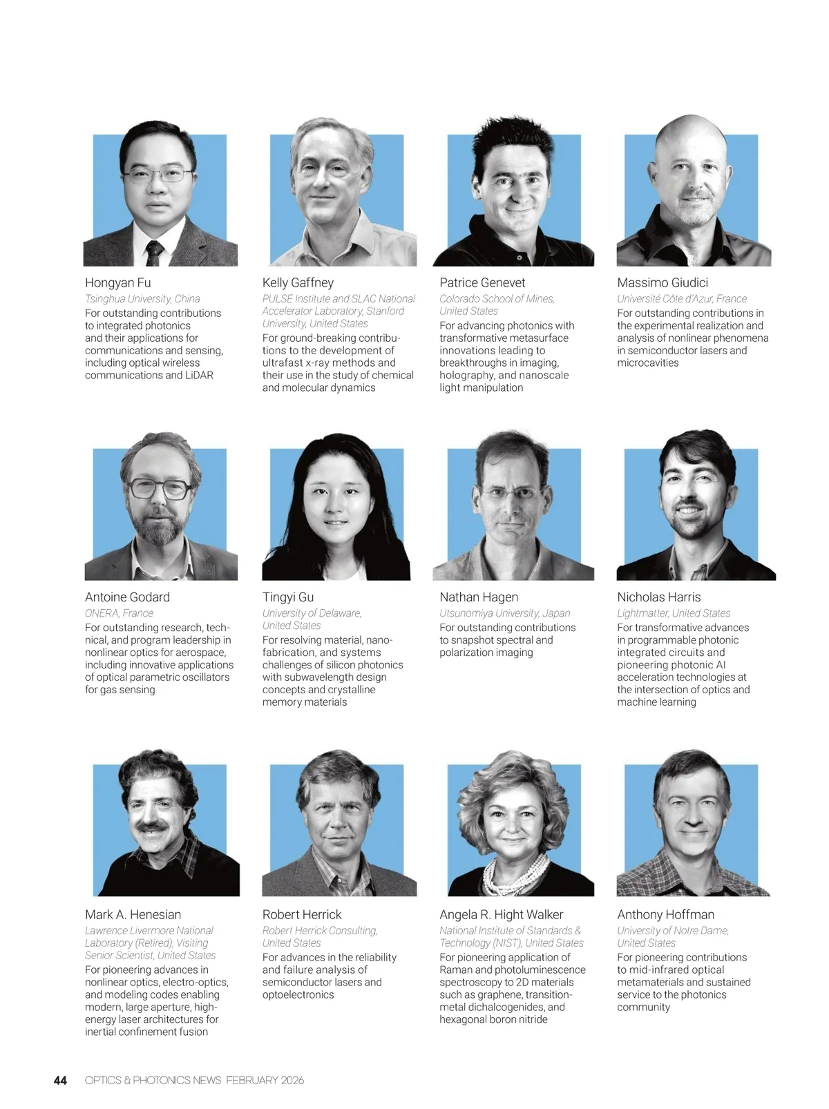 Optics & Photonics News • February 2026 • Page 45