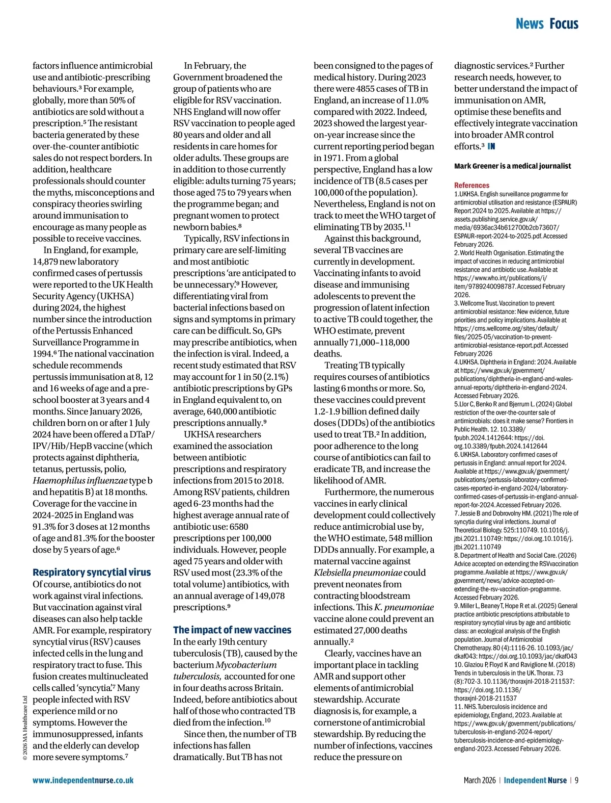 Independent Nurse • March 2026 • Page 8