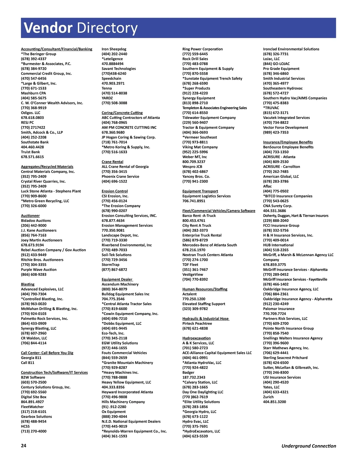 Underground Connection January 2026 Issue Page 24