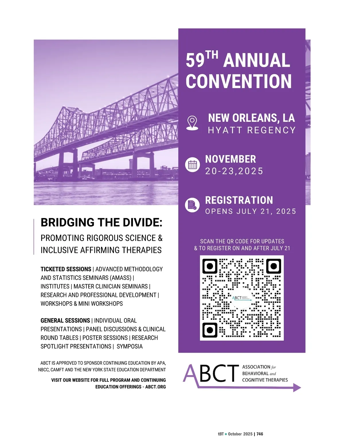 the Behavior Therapist Vol 48, Issue 7 October 2025 Page 746