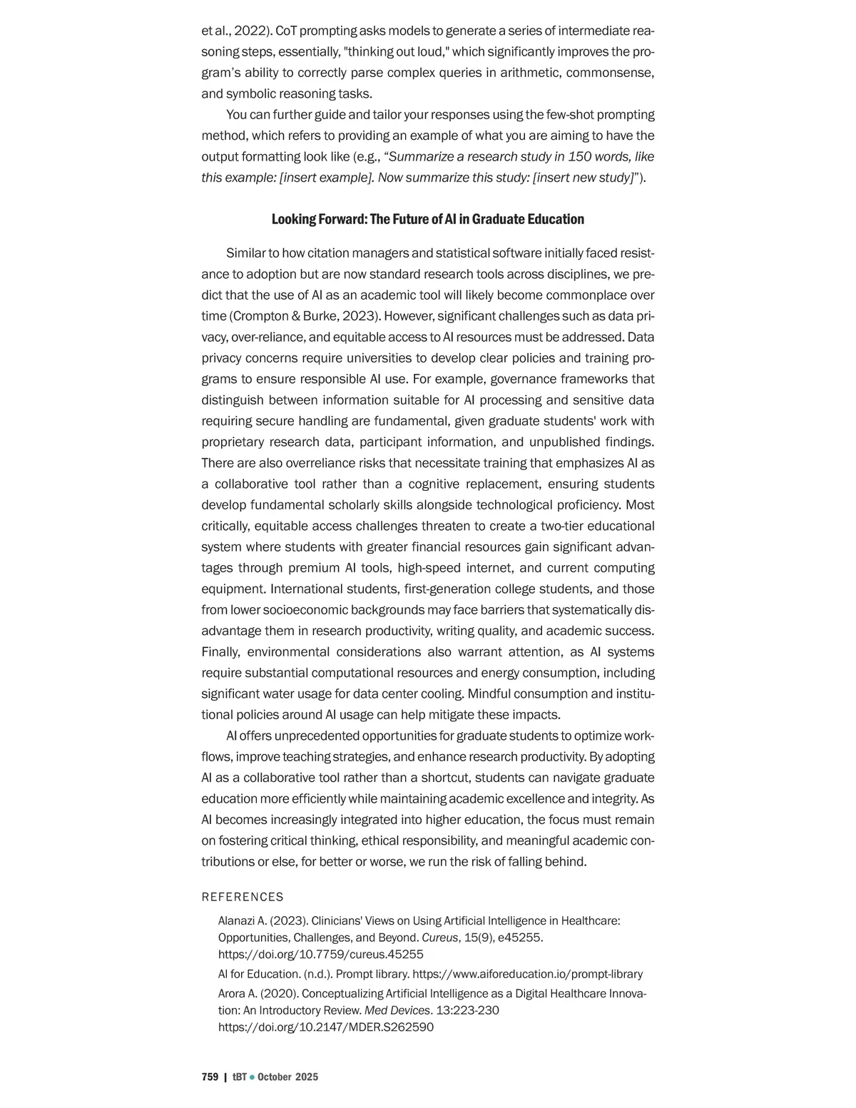 the Behavior Therapist Vol 48, Issue 7 October 2025 Page 760