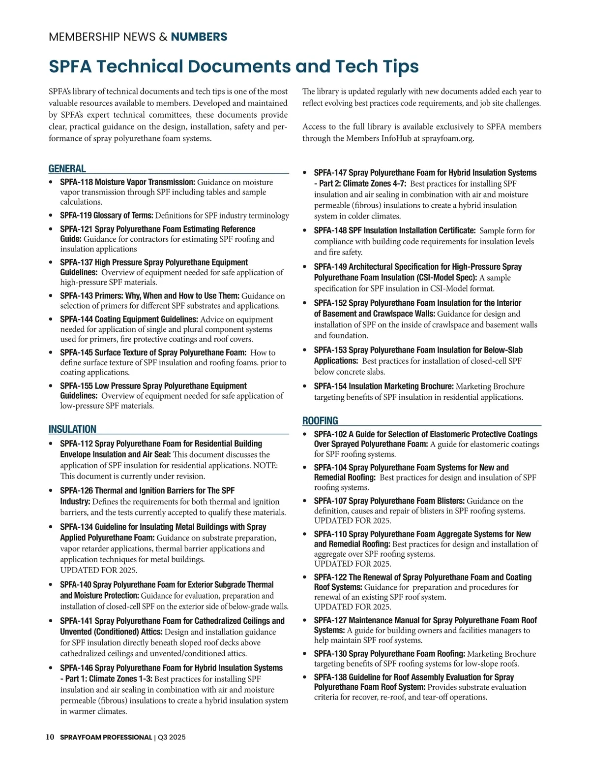 Sprayfoam Professional Q3 2025 Page 11