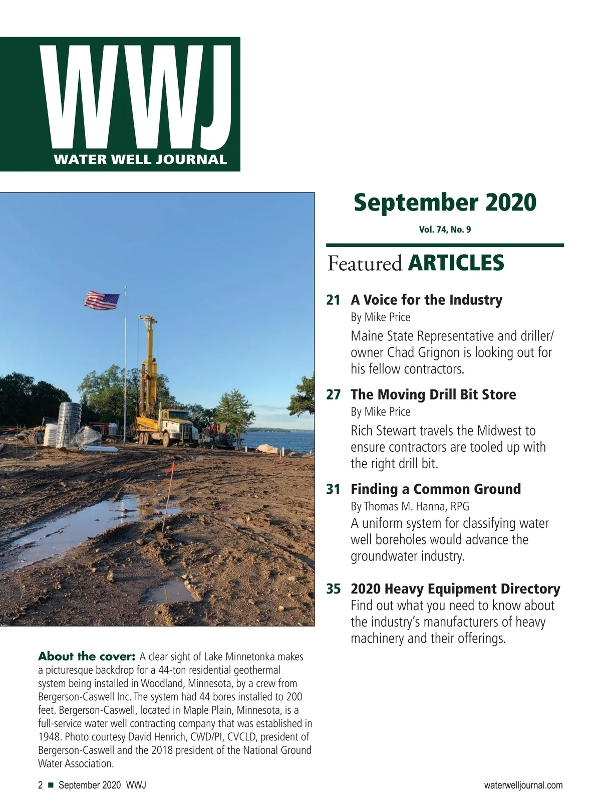 Water Well Journal September 2020 Page 3