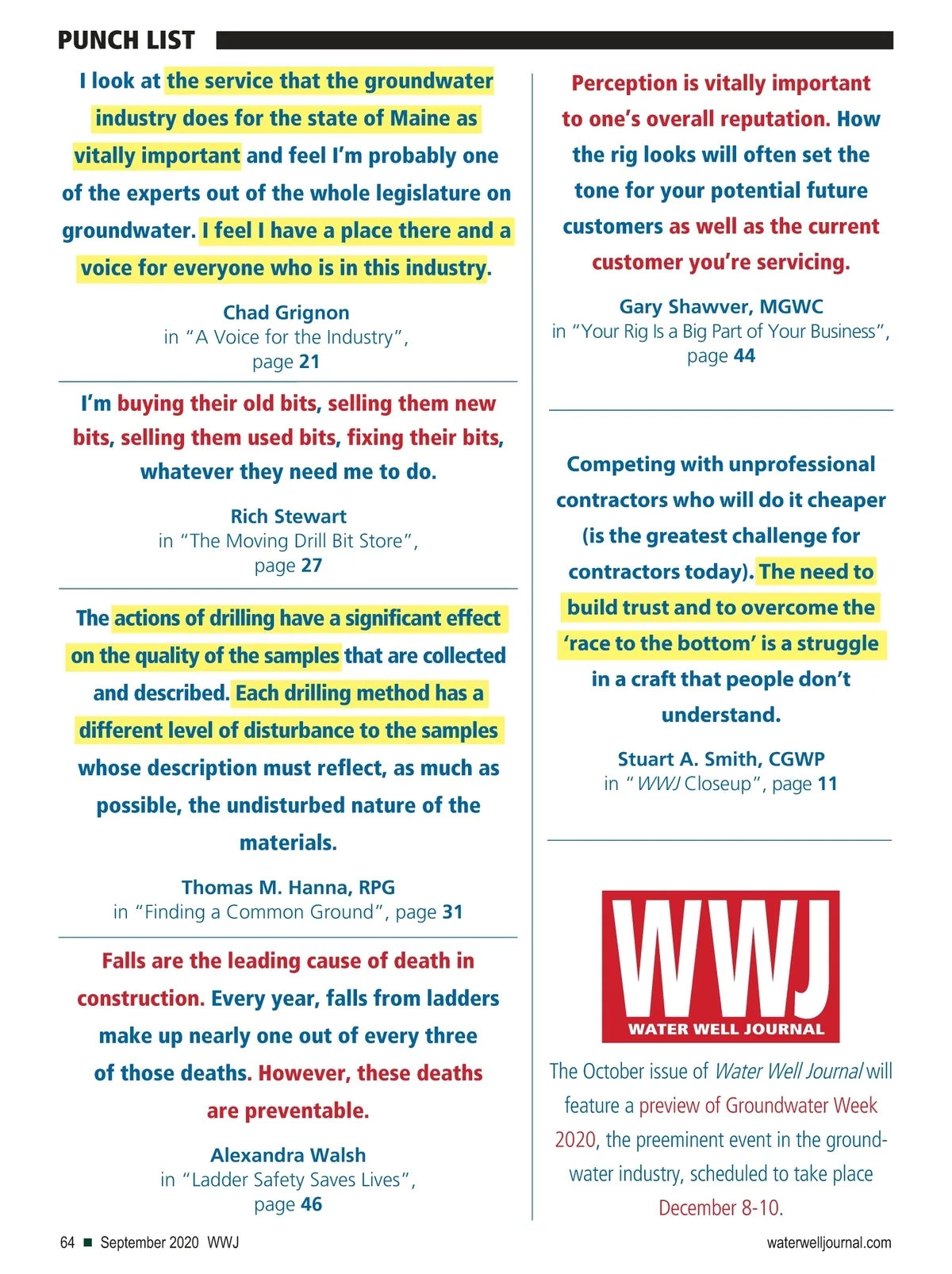 Water Well Journal September 2020 Page 64