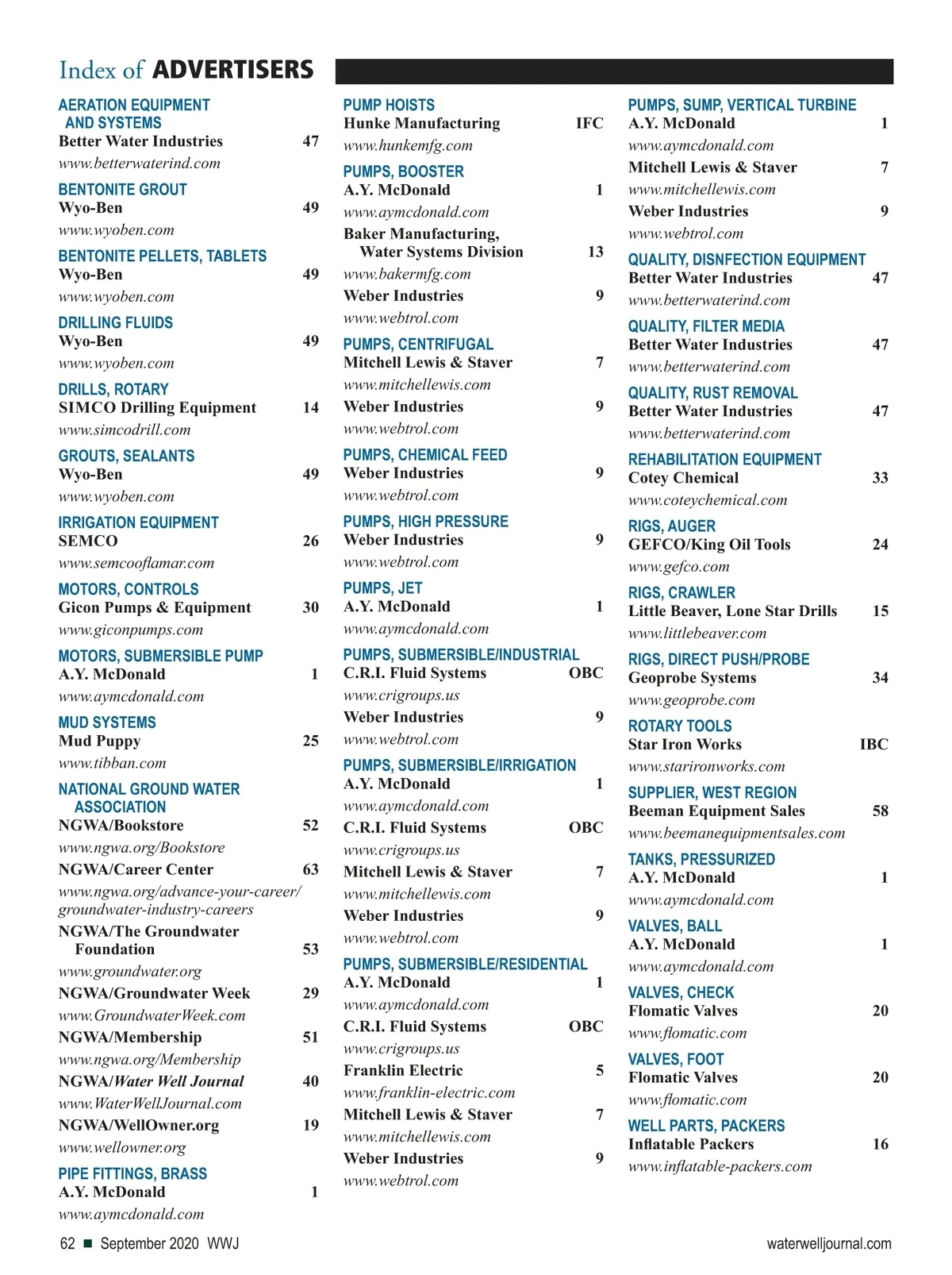 Water Well Journal September 2020 Page 62