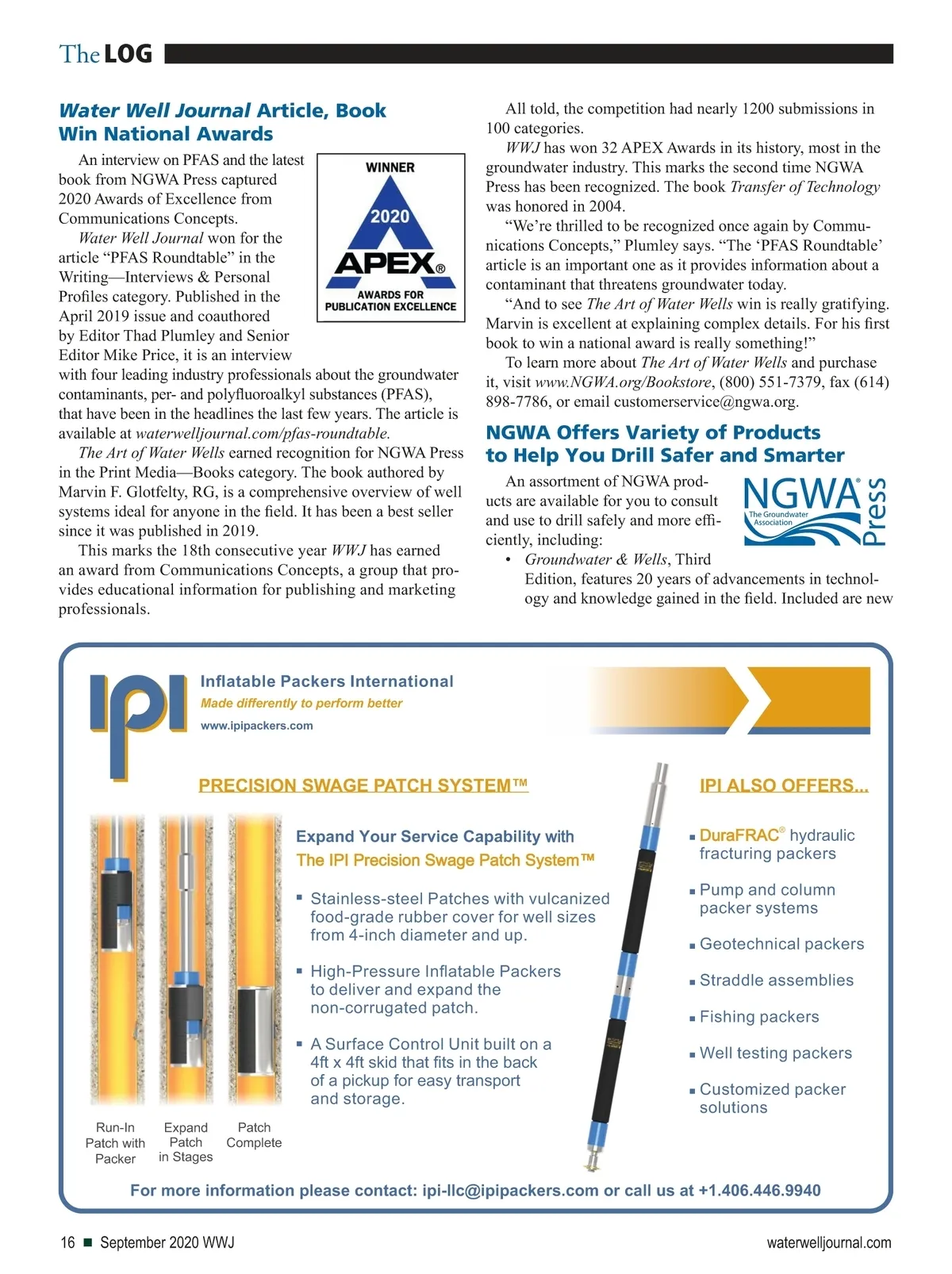 Water Well Journal September 2020 Page 16