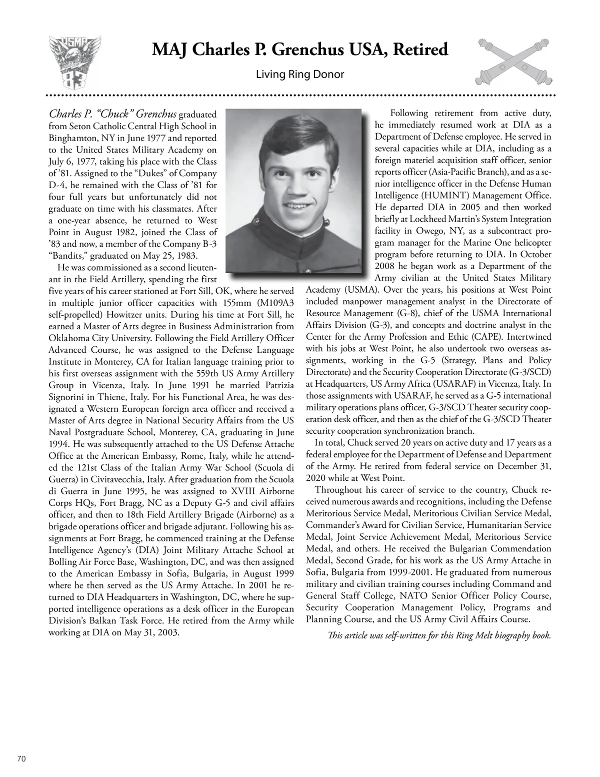 Ring Memorial • Ring Memorial 2026 • Page 71