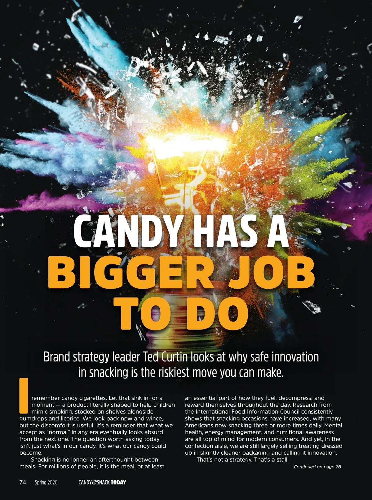 Candy and Snack TODAY • Spring 2026 • Page 74