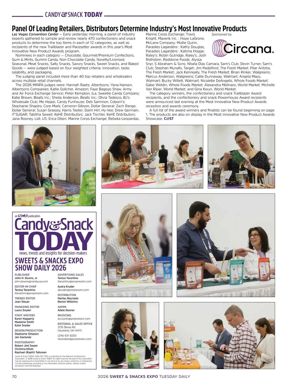 Candy and Snack TODAY • Tuesday Daily 2026 • Page 70
